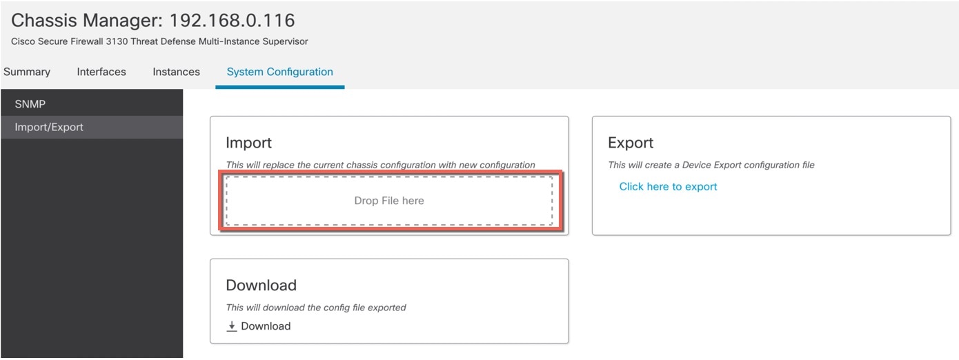 Cisco Secure Firewall Management Center Device Configuration Guide 74 Multi Instance Mode