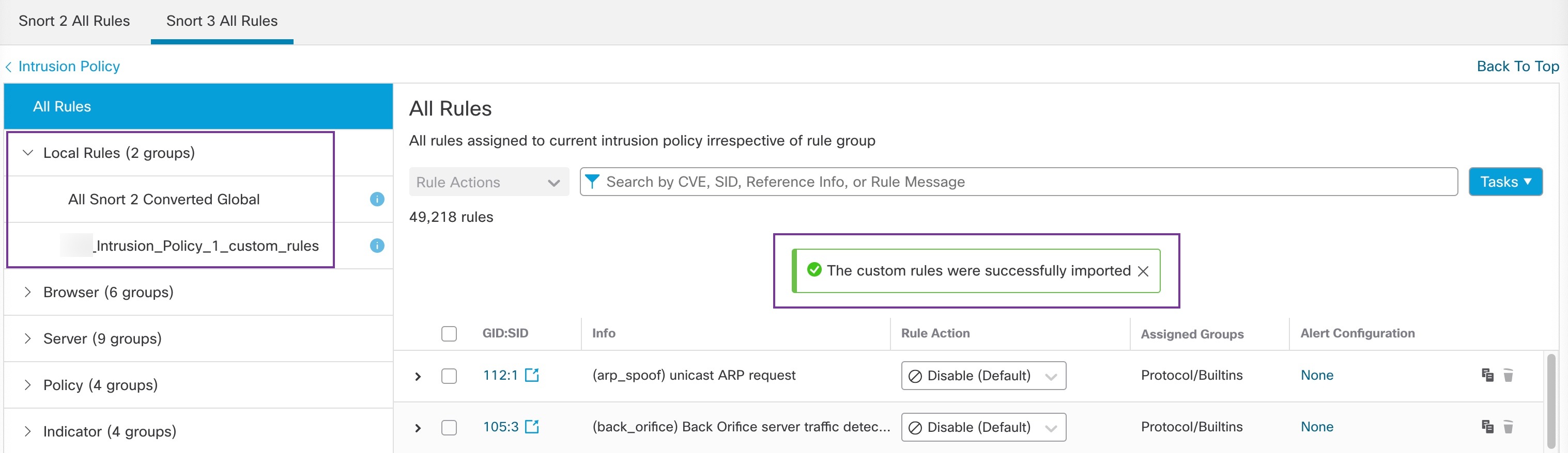Cisco Secure Firewall Management Center Snort 3 Configuration Guide, Version 7.4 - Migrate from ...