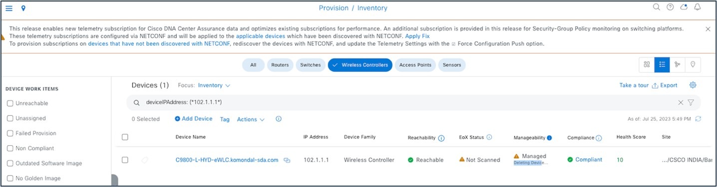 Validated Solution: Cisco Prime Infrastructure to Cisco DNA Center ...