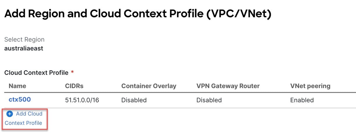 Configuring Multiple VPCs/VNets for VRF per Region Using Nexus ...