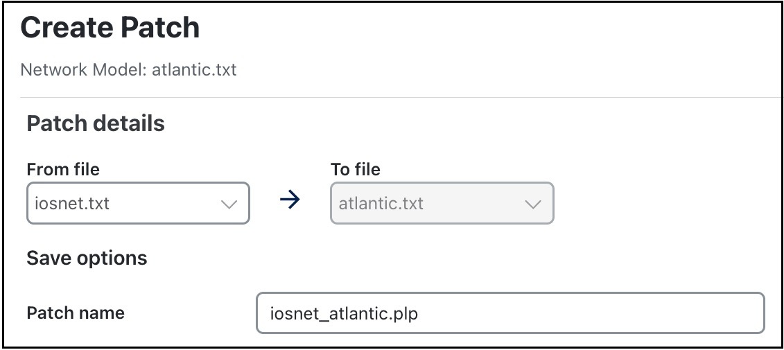 Cisco Crosswork Planning Design 7.0 User Guide - Create and Use Patch Files [Cisco Crosswork ...
