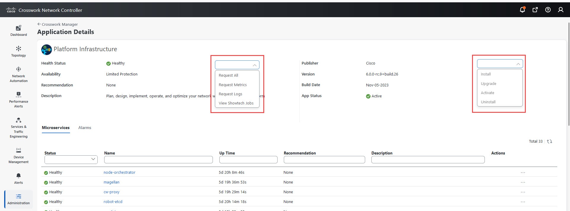 Cisco Crosswork Network Controller 7 0 Administration Guide Manage System Health [cisco