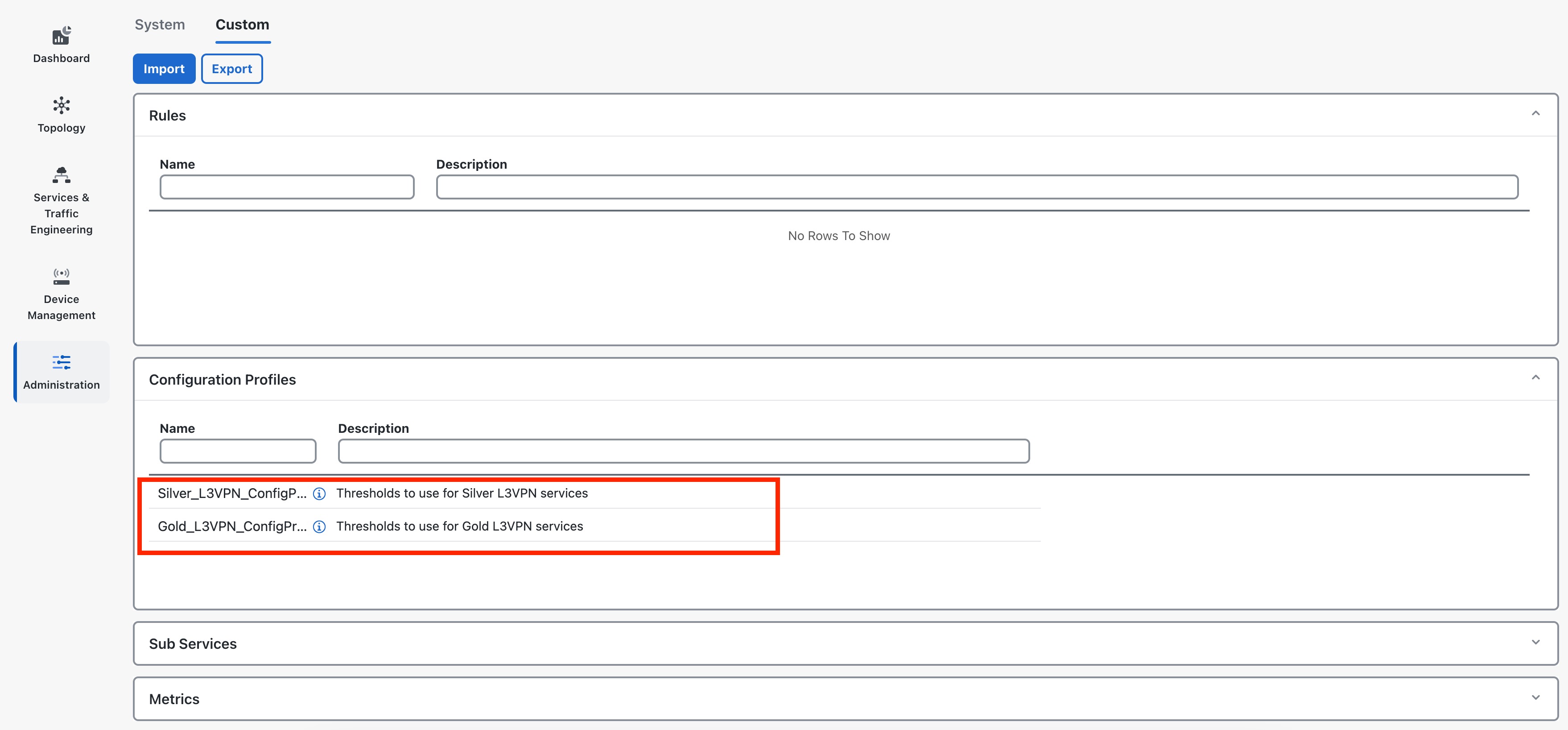 Cisco Crosswork Network Controller 7 0 Service Health Monitoring Customize Heuristic Packages