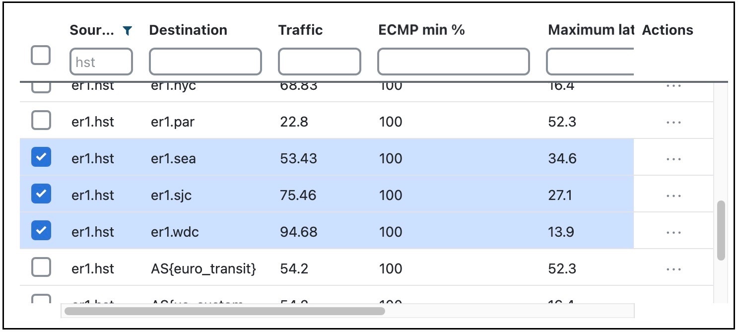Cisco Crosswork Planning Design 7.0 User Guide - Simulate Traffic Flow from Source to ...