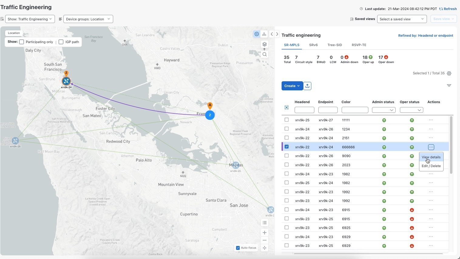 Cisco Crosswork Optimization Engine 7.0 User Guide - SR-MPLS and SRv6 [Cisco Crosswork Network ...