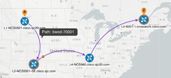 Cisco Crosswork Network Controller 7.0 Network Bandwidth Management - Bandwidth on Demand (BWoD ...