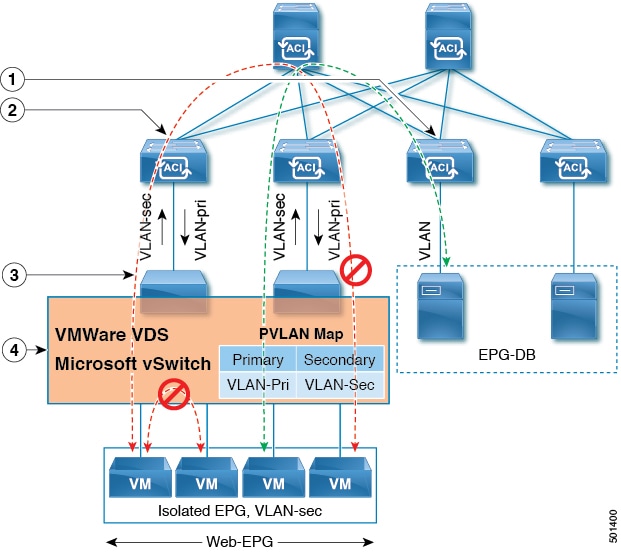 Cisco ACI Virtualization Guide, Release 6.1(x) - Intra-EPG Isolation Enforcement and Cisco ACI ...