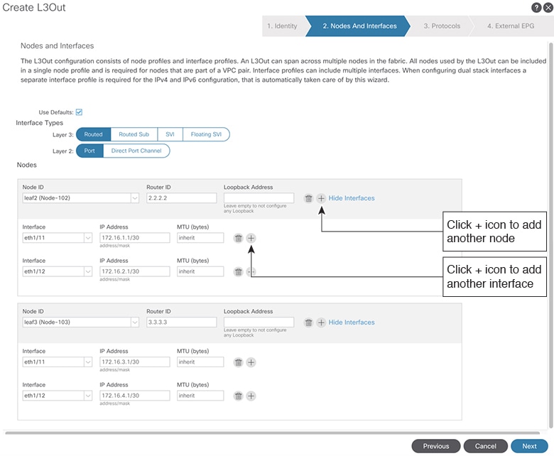 Cisco APIC Layer 3 Networking Configuration Guide, Release 5.0(x ...