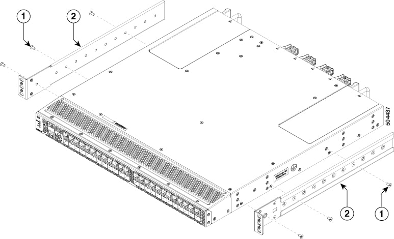 Cisco MDS 9148T 32-Gbps 48 ポート ファイバ チャネル スイッチ ハードウェア設置ガイド - Cisco MDS 9148T スイッチの設置 [Cisco MDS ...