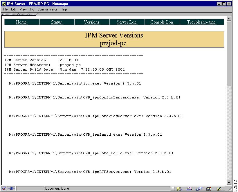 Accessing IPM Data From a Web Server [Support] - Cisco Systems