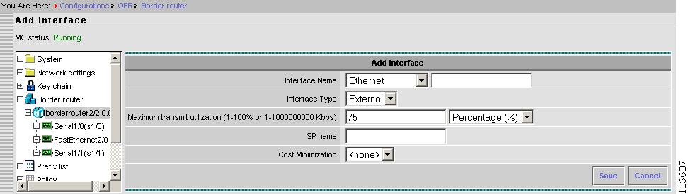 Cisco OER Master Controller Engine GUI [Support] - Cisco Systems