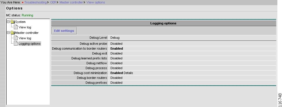 Cisco OER Master Controller Engine GUI [Support] - Cisco Systems