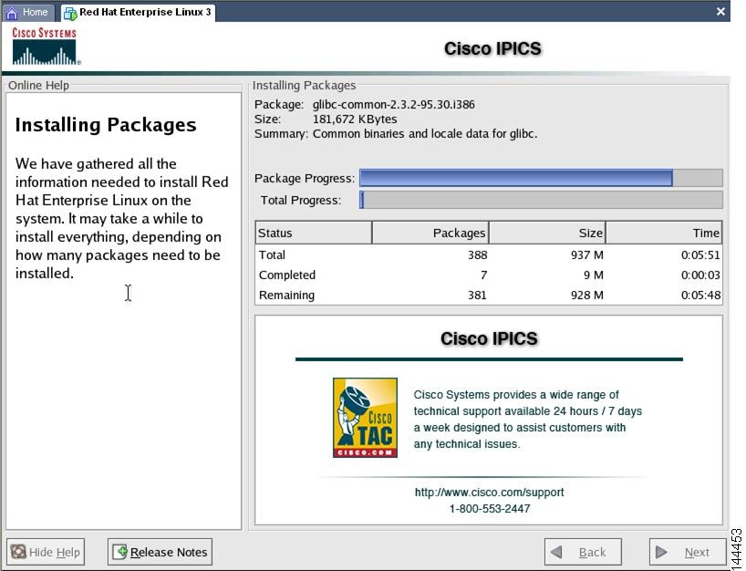 Installing the Cisco IPICS Server Software [Cisco IPICS Server Software] - Cisco Systems