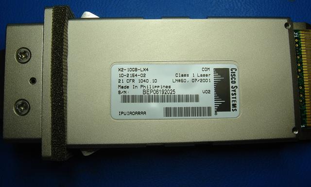思科原装X2-10GB-LX4光纤模块-思科 原装 光纤模块-CISCO\H3C\HUAWEI等网络产品供应
